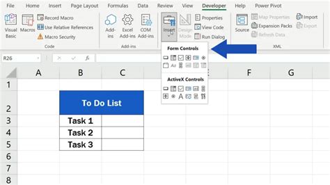 How To Insert A Checkbox In Excel A Comprehensive Guide