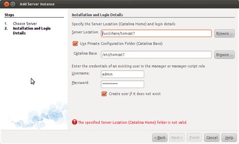 Configure Tomcat 7 With Netbeans On Ubuntu Server