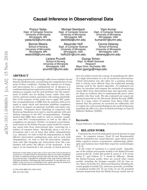 pdf causal inference in observational data