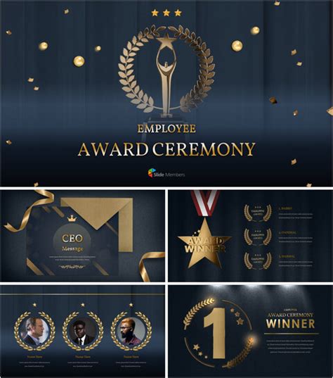 Employee Award Ceremony Ms Powerpoint Template