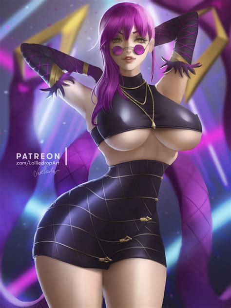 Rule 34 1girls Alternate Costume Big Breasts Breasts Cleavage Evelynn Female Female Only Kda