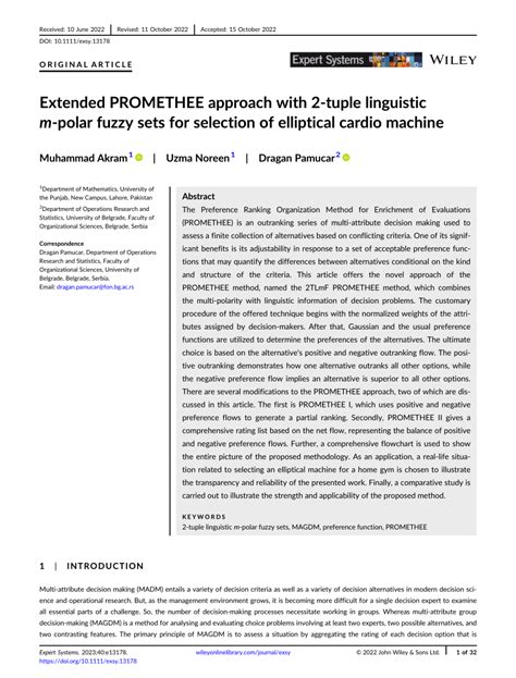extended promethee approach with 2 tuple linguistic m polar fuzzy sets for selection of