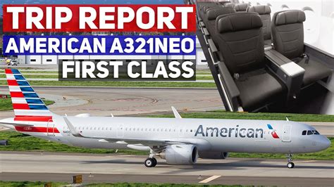 Trip Report American Airlines A Neo First Class Dfw To Lax Youtube