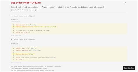 React Alignment Guides Forked Codesandbox