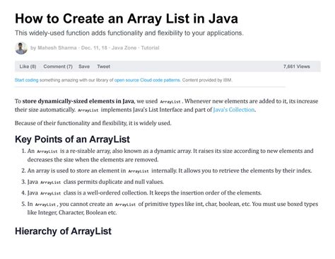 How To Create An Array List In Java By Mahesh Sharma Issuu