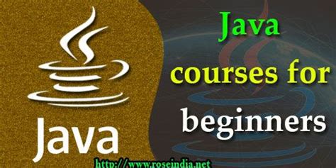 java courses for beginners java java programming beginners