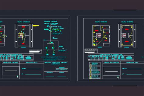 Electrical Installation House Room DWG Block For AutoCAD Designs CAD