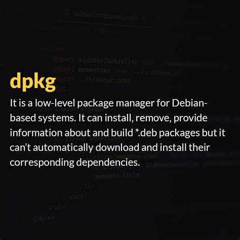List Of Linux Package Manager And Their Utility Geekboots