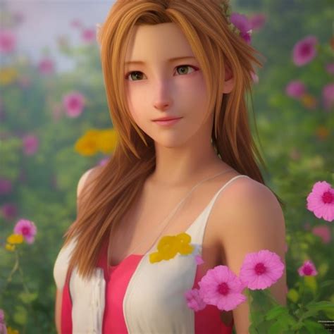 Aerith Gainsborough Ai Generated Artwork Nightcafe Creator