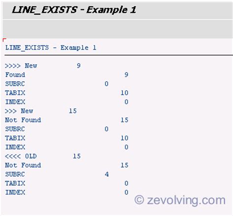 ABAP 740 LINE EXISTS To Check Record In ITAB ABAP Help Blog