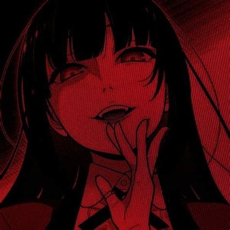Anime Girl With Red Aesthetic Background