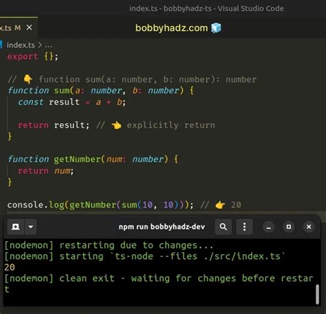 type void is not assignable to type in typescript [fixed] bobbyhadz