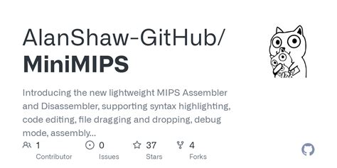 github alanshaw github minimips introducing the new lightweight mips assembler and