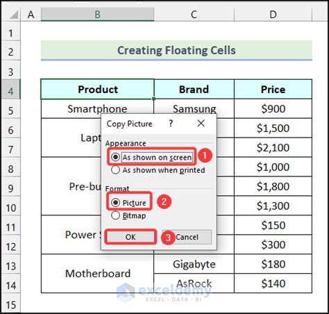 How To Create Floating Text Box In Excel 2 Easy Methods