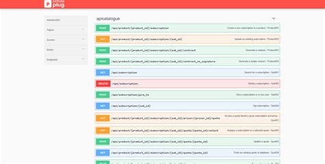 se servir de l interface swagger pour interagir avec l api plug particeep plug