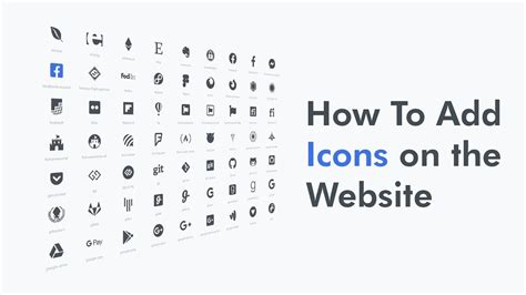 how to add icons on html website add font awesome icons on website youtube