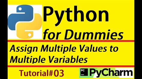 Python Tutorial 03 Assign Multiple Values To Multiple Variables YouTube