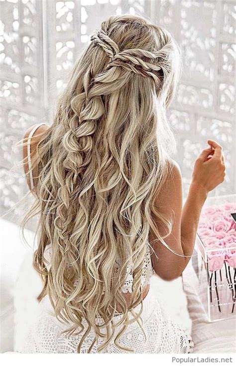 Messy Long Blonde Braids Pretty Braided Hairstyles Braided Hairstyles For Wedding Prom