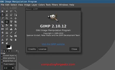 Install GIMP Image Editor On CentOS 8 RHEL 8 ComputingForGeeks