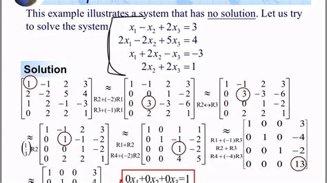 homogeneous system of linear equations solution examp