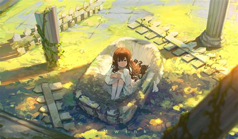 Download Anime Girl Anime Girl Hd Wallpaper By 花铭