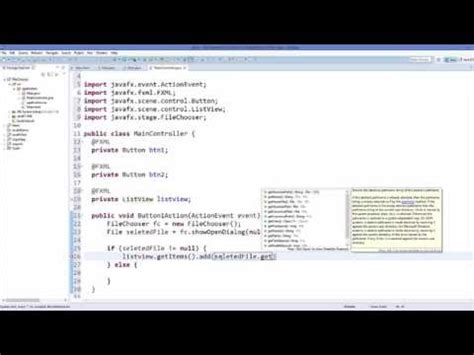 JavaFx Tutorial For Beginners 16 JavaFX FileChooser YouTube
