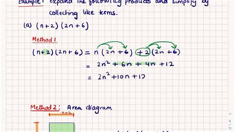 expanding binomial expressions product of two binomial expressions youtube