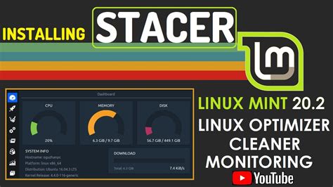 how to install stacer on linux mint 20 2 linux system cleaner monitor linux optimizer