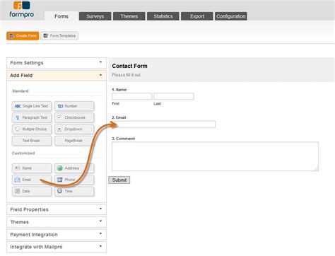 how to create a html form easily with formpro™