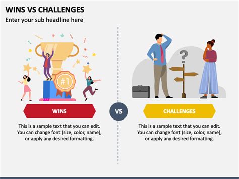 Wins Vs Challenges Powerpoint And Google Slides Template Ppt Slides