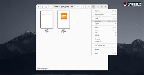 how to quickly merge pdf files on linux omg linux