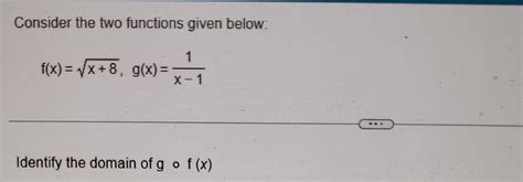 solved consider the two functions given below