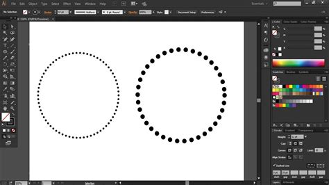 How To Create Dotted Circle In Adobe Illustrator YouTube