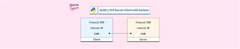 build a tcp server client with sockets in python scaler topics