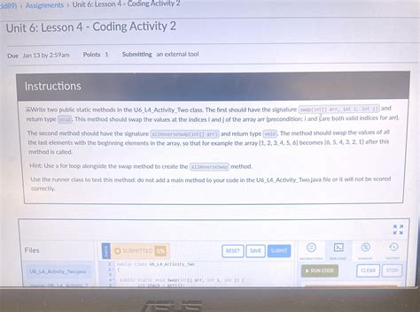 unit 6 lesson 4 coding activity 2 r edhesivehelp