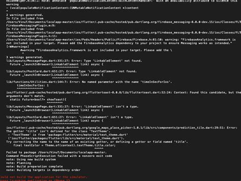 Getting Error Building Flutter Project In Xcode Stack Overflow