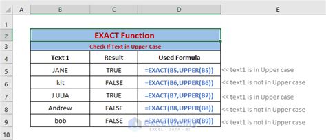 How To Use Excel EXACT Function 6 Suitable Examples ExcelDemy