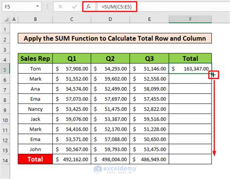 How To Calculate Total Row And Column In Excel 4 Methods ExcelDemy