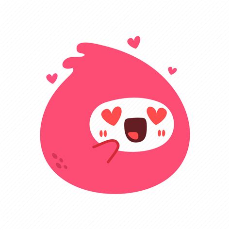 Kawaii Cute Emoji Emoticon Love Heart Eyes Icon Download On Iconfinder