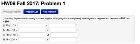 solved hw09 fall 2017 problem 1 previous problem problem