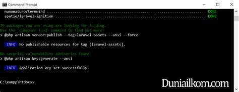 Tutorial Belajar Laravel Cara Menginstall Laravel 9