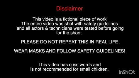 Funny Disclaimers Template Youtube