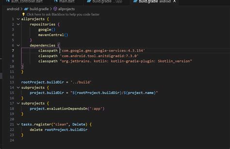 flutter a problem occurred evaluating root project android could not find method