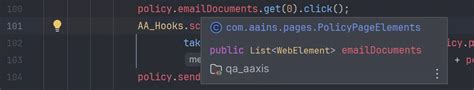 Java IntelliJ IDEA Doesn T Display Locators For My WebElements With