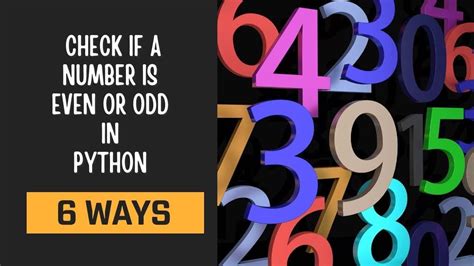 Odd Numbers Python Problem Solving Odds Evening Tech Company Logos Coding Check Programming