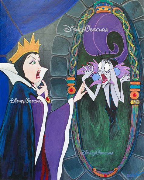 Queen Grimhilde Magic Mirror Snow White Yzma Emperors New Etsy