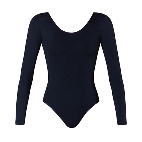 Womens Long Sleeve Leotard Long Sleeve Leotard On Pointe Dancewear