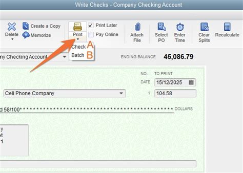 How To Print Checks In QuickBooks Desktop Create Modify