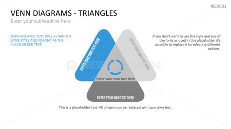Venn Diagrams Triangles PowerPoint Template