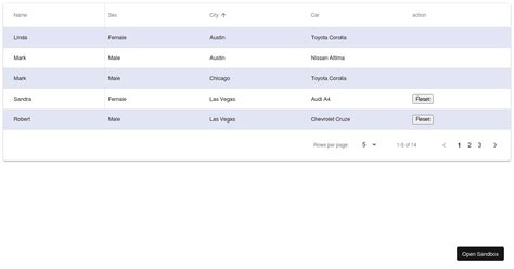 devextreme react grid for material ui codesandbox